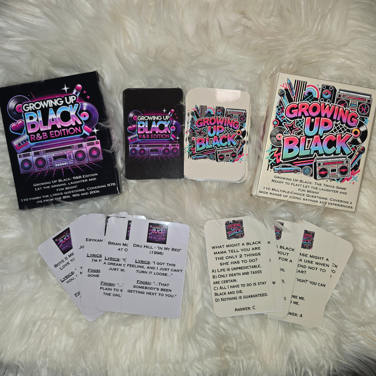 Growing Up Black Trivia: Bundle Set – Trendsetter Crafty Creations