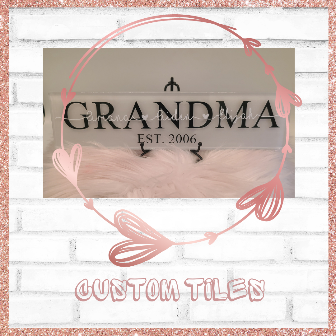 Custom Tiles – Trendsetter Crafty Creations