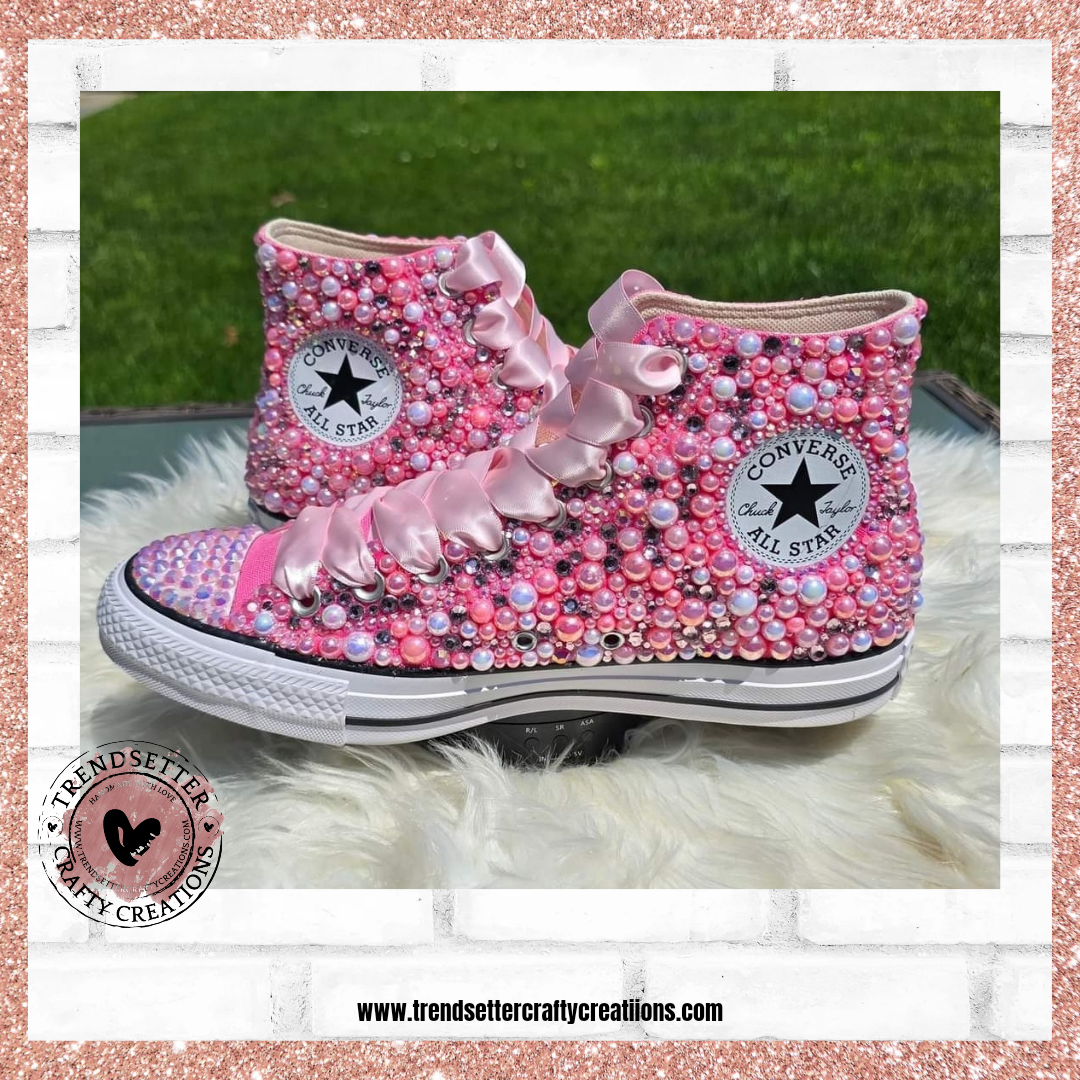 High Top Bing Custom Converse (Big Kids/Adult) – Trendsetter Crafty ...